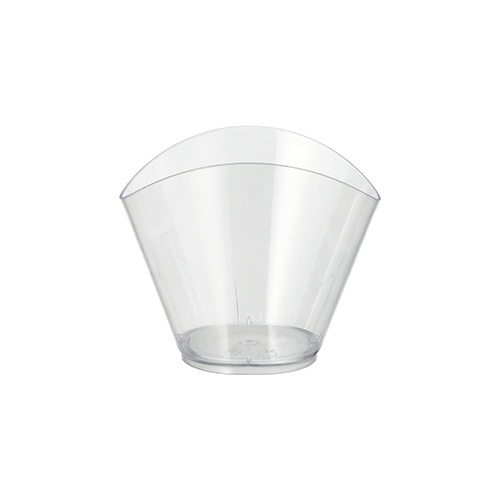 Papstar REUSE Fingerfood- pojemniki na przekąski, PS, fala, 120 ml ...